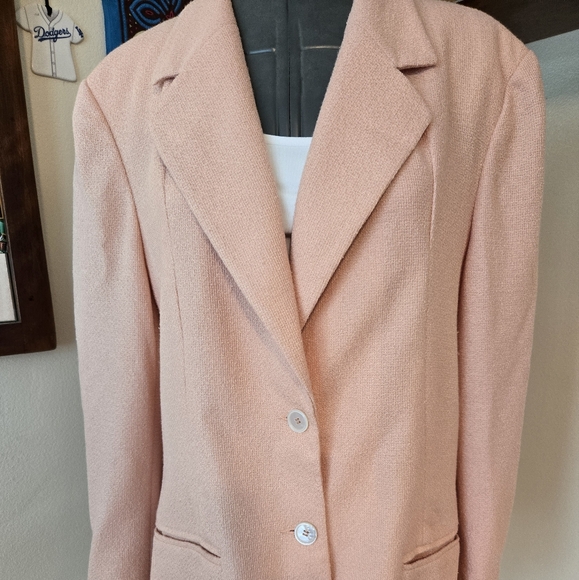 Bleyle | Jackets & Coats | Vintage Bleyle Womens Pale Pink Nubby ...